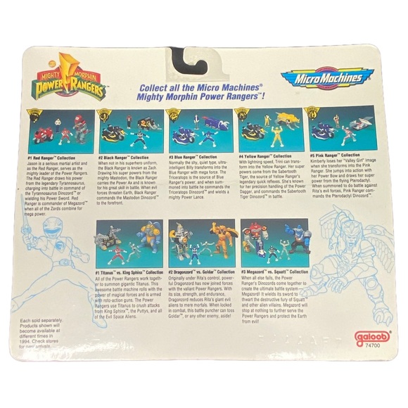Micro Machines | Toys | Vtg Mighty Morphin Power Rangers Pink Ranger ...